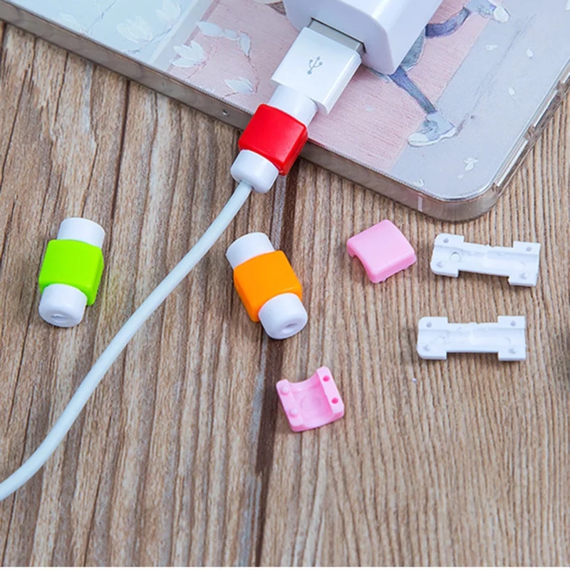 Charging Cable Protector For Phones Cable holder cable winder Clip For ...