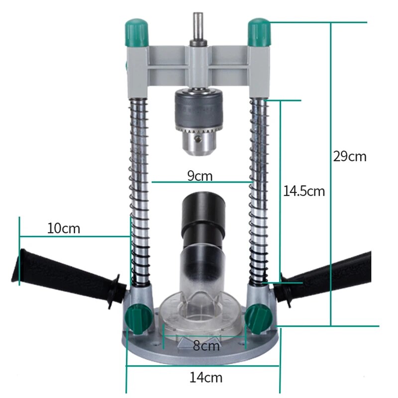 90 Angle Adjustable Drill Guide Rotary Electric Drill Stand Attachment ...