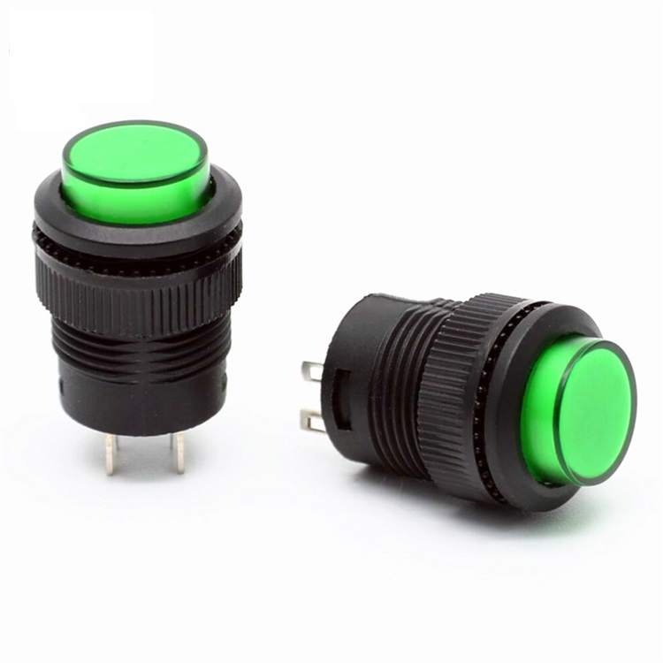 16MM 12V Latching 503AD Push Button Switch Green | Daraz.lk