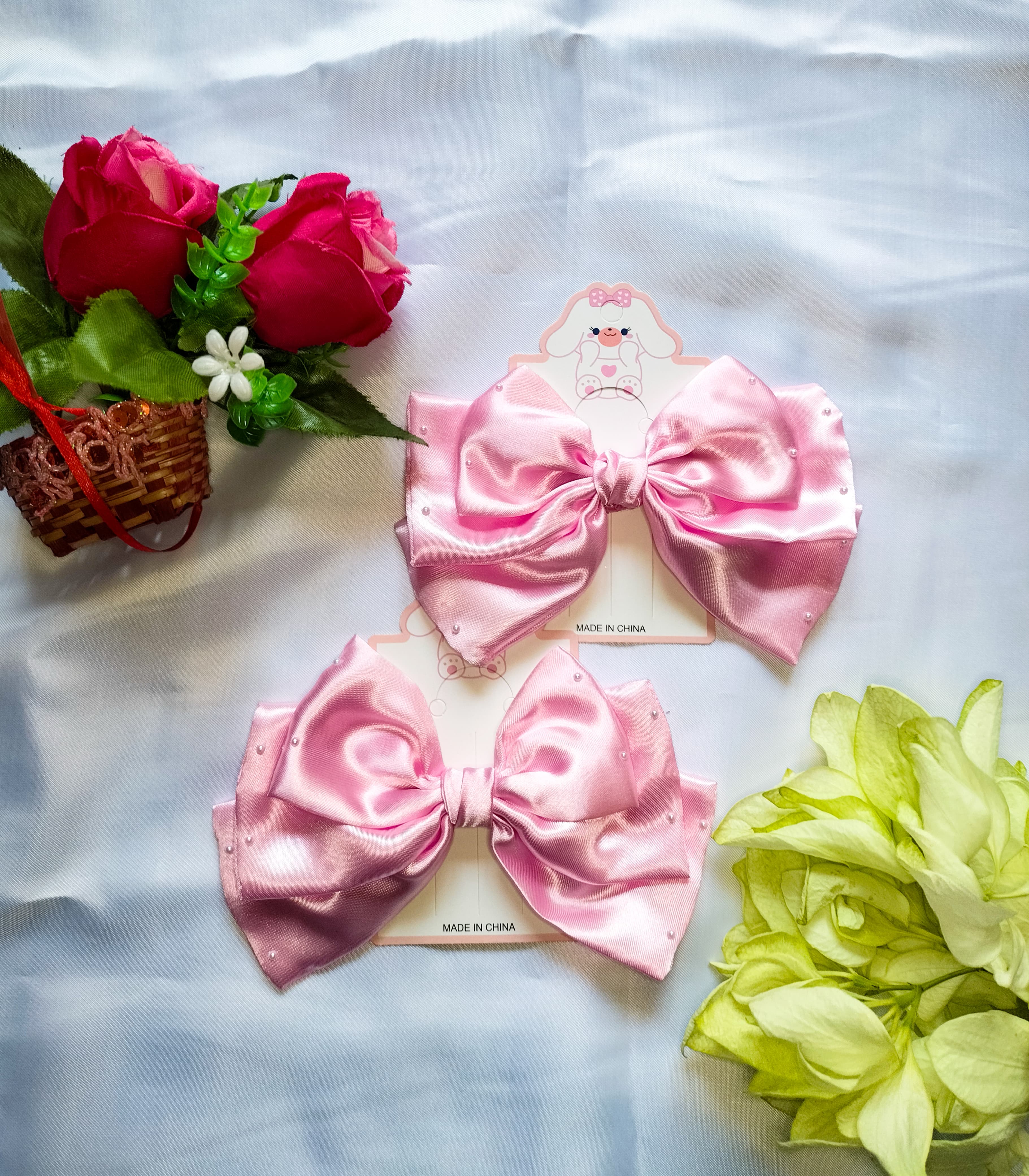 3 Layer Bow Hair Clips Korean Style Bow New Fashion New Style Girls ...