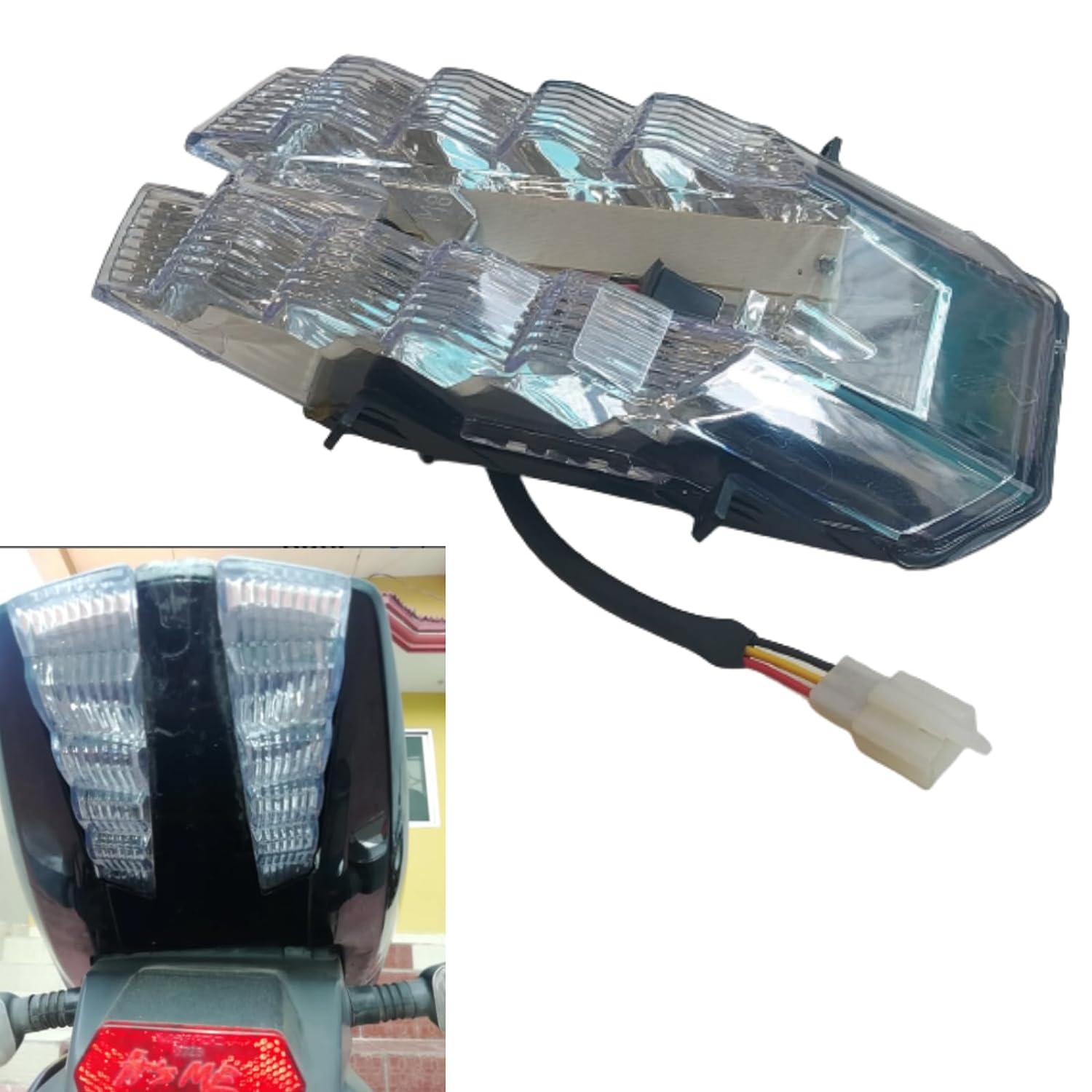 APSMOTIV Pulsar UG 3,4, 5,6 TAIL Tail Light Motorbike LED for Bajaj (Pulsar 150, Pulsar 180 ...