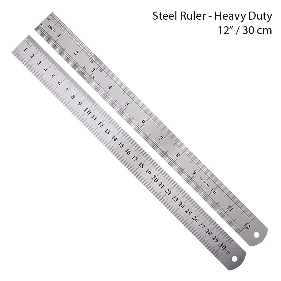 Steel Ruler - HD - 12" | Daraz.lk