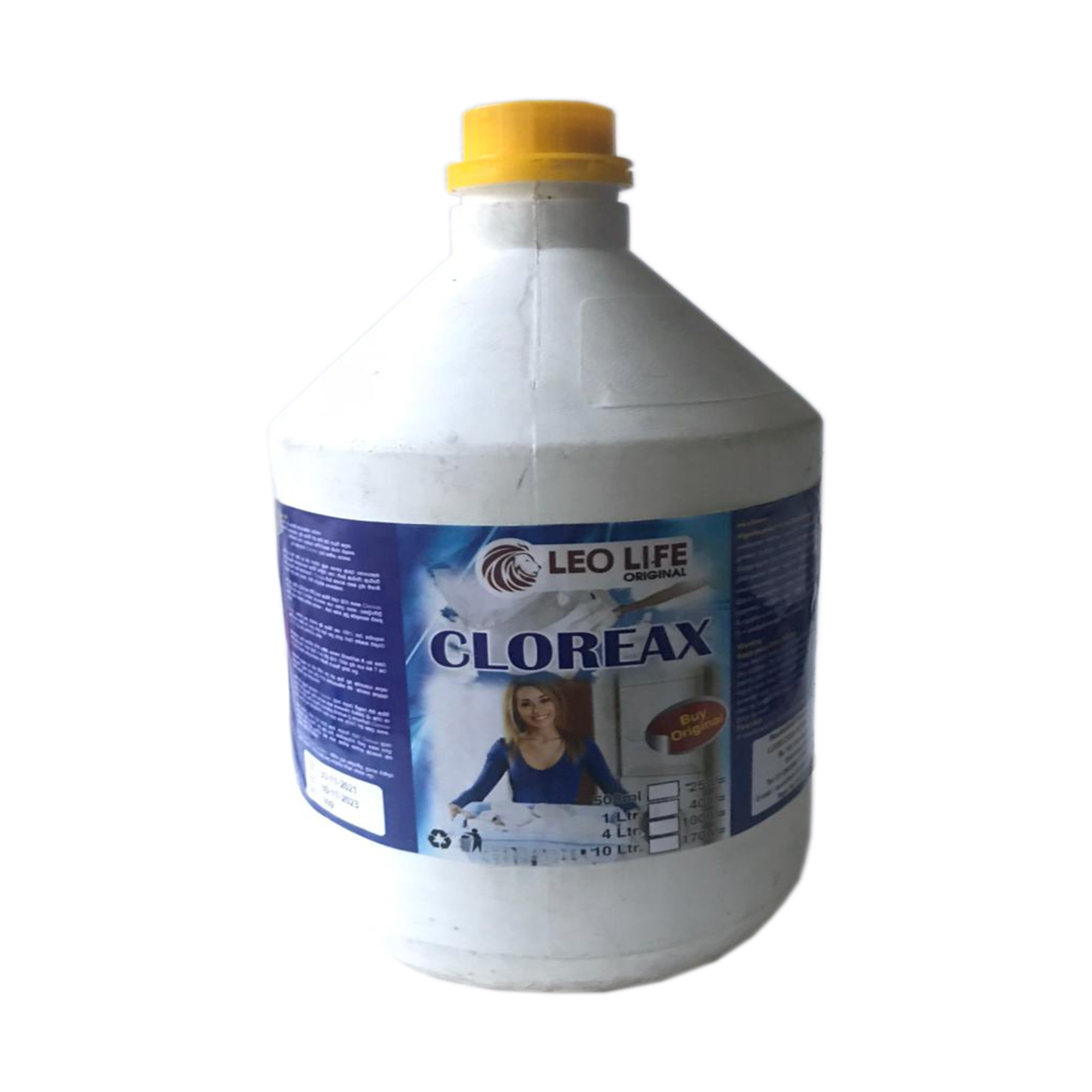 LEO LIFE More Cleaning Cloreax 4L Eco Friendly Bleach Formula Powerful ...