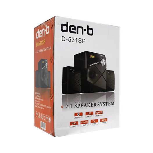 Den-B subwoofer Speaker System 2.1 D-531SP with warranty | Daraz.lk
