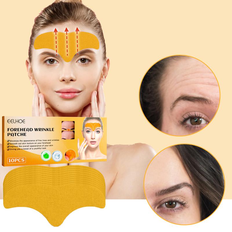 10~200pcs Anti-wrinkle Forehead Line Removal Gel Patch Firming Mask ...