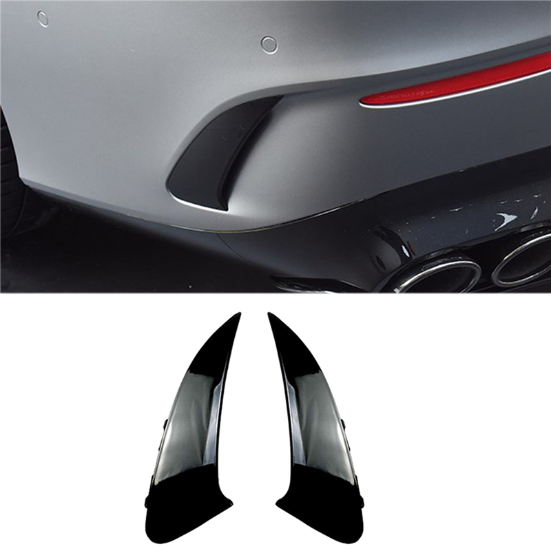 Fullhaodd 4x Car Rear Bumper Spoiler Side Wing Canard Trim for - CLA ...