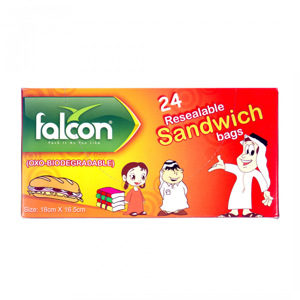Falcon Resealable Sandwich Bags | Daraz.lk
