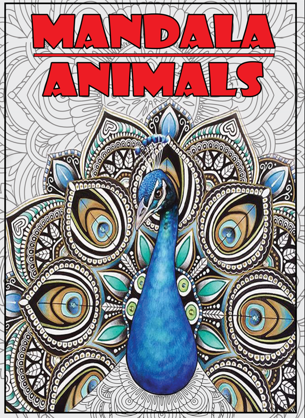 High quality 24 (A4 SIZE) pages Animal mandala neko manga chibi adults ...