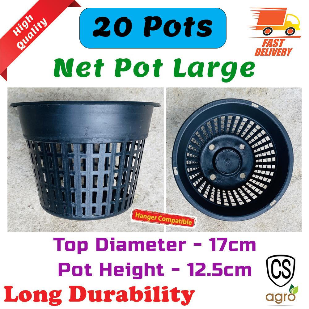 Orchid Net Pot 17cm 20pcs set Garden Flower Vase High Quality Plastic ...