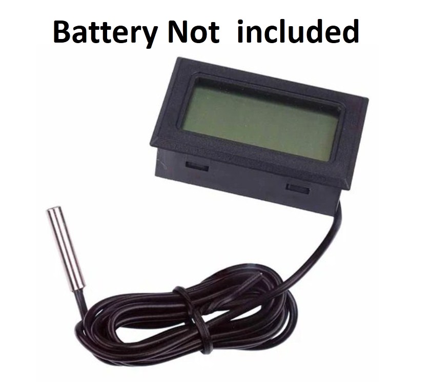 Digital Thermometer With Sensor Fridge Freezer Household Temperature ...