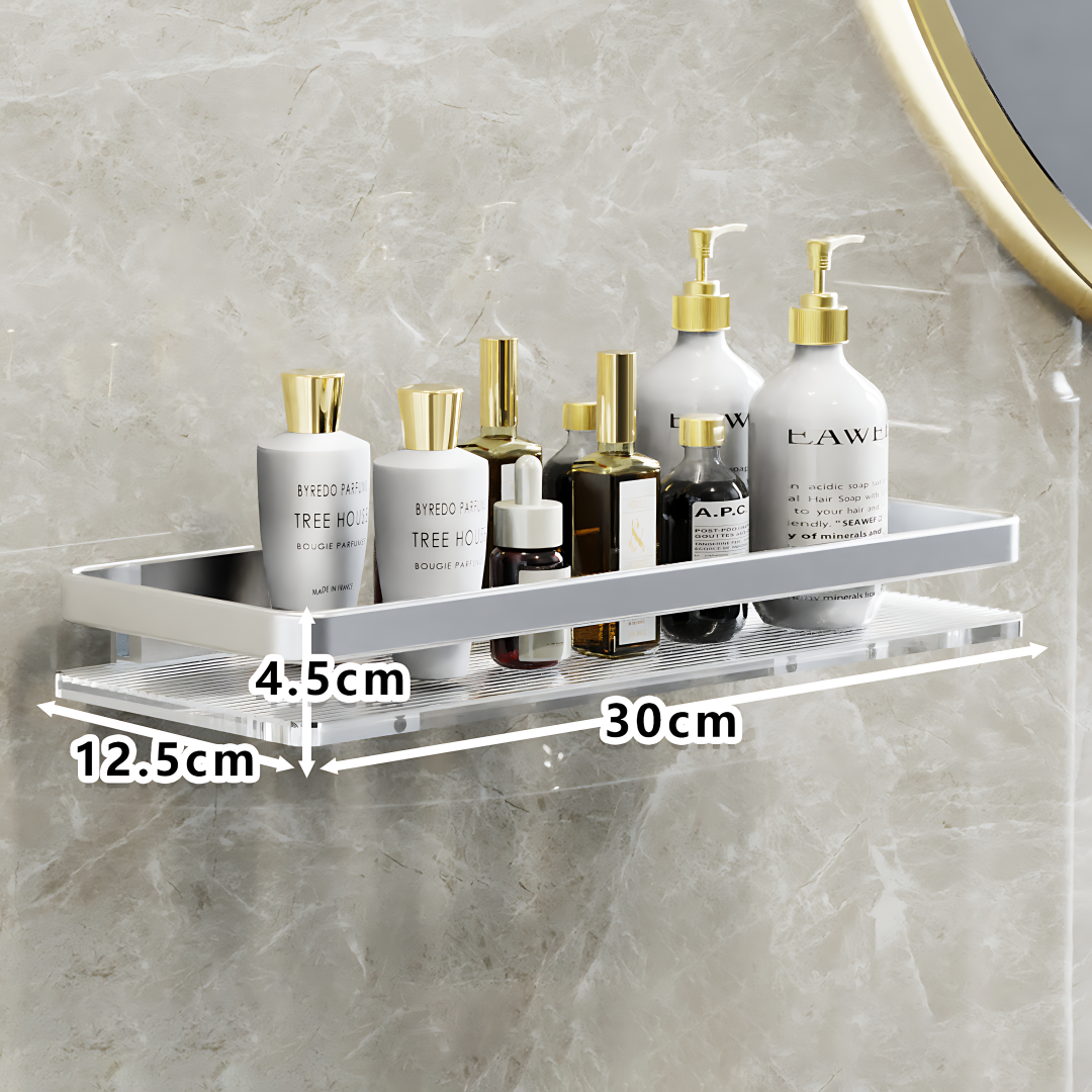 Bathroom Shelf Kitchen Storage Organizer acrylic Shampoo Rack Shower ...