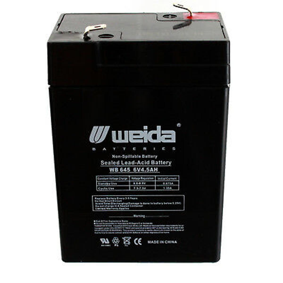 6V 4.5A Sealed Lead-Acid Rechargeable Battery | Daraz.lk