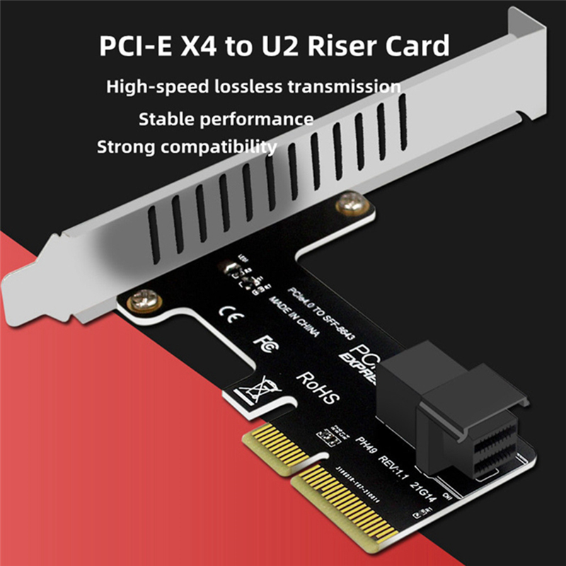 Pcie to SFF 8643 4X/8X Adapter Card Plastic Pcie Expansion Riser Card U ...