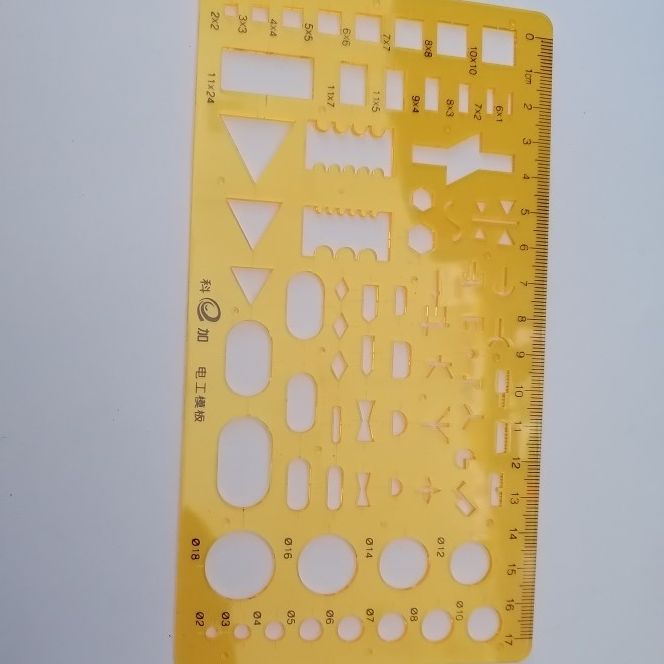 Cokai Plastic Mathematical Template KJ - 006 Building Template Cokai ...