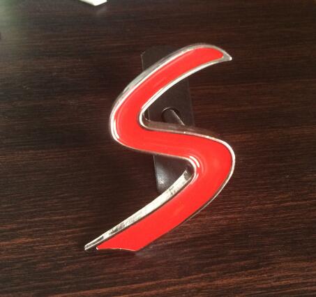 3D Metal Mini Cooper S Front Grille Badge Emblem Sticker Decal for Mini ...