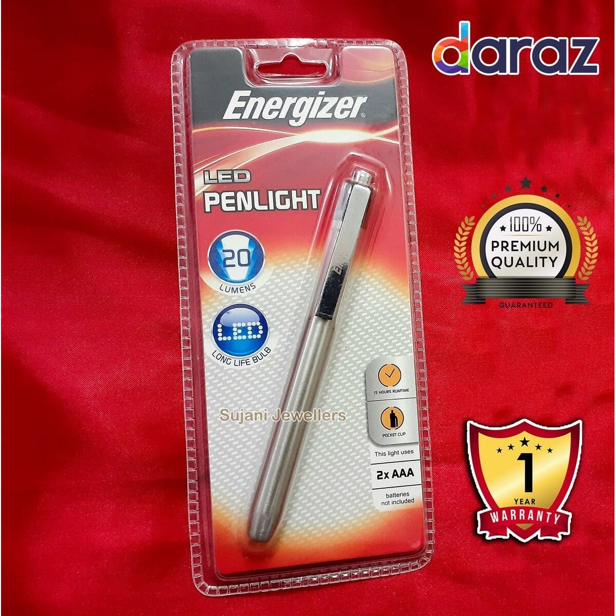 Energizer Pen Torch Yellow Colour Seal Pack ( Point Warm White -Yellow ...