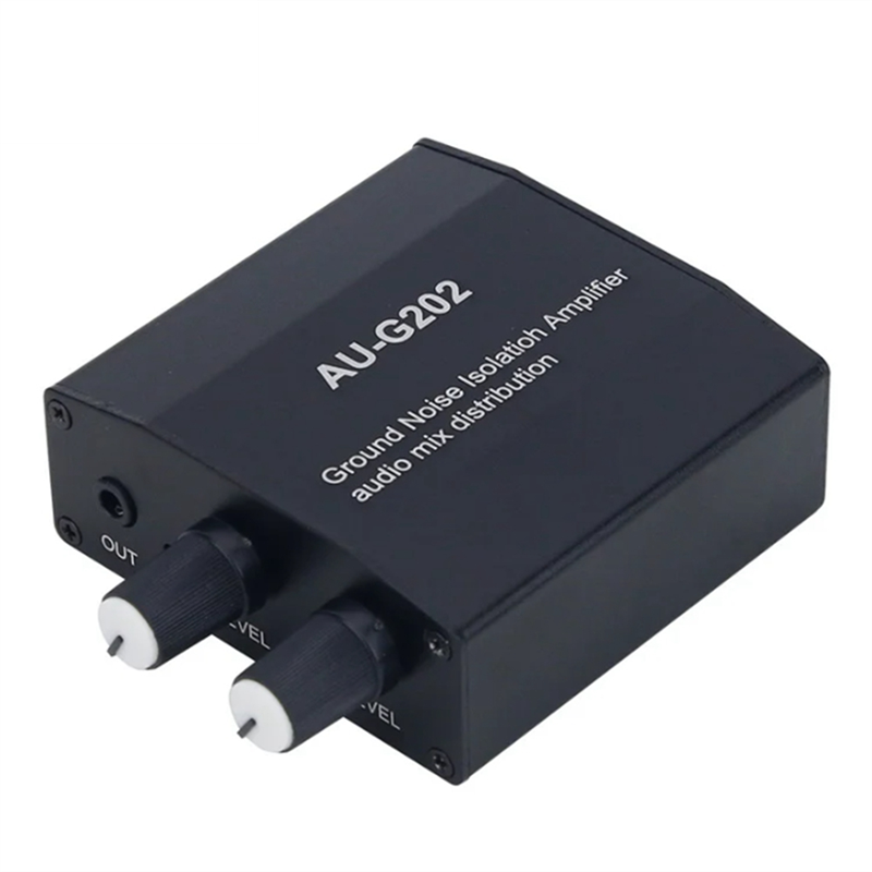 AU-G202 Ground Loop Noise Isolator Audio Mixer Plastic Audio Mixer ...
