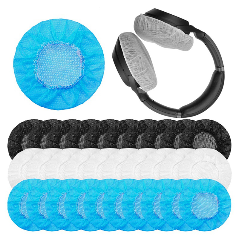100Pcs/Set Gaming Cafe Disposable Headset Cover Non-Woven Headband ...