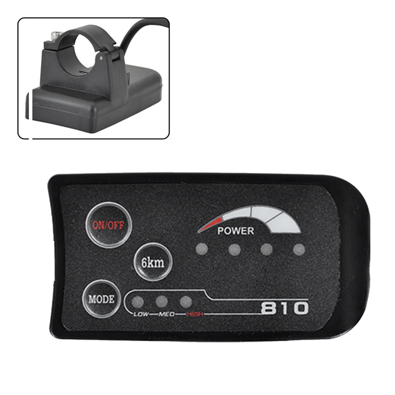 5PIN S810 E-Bike LED Display Meter Meter Display Smart LED Display ...