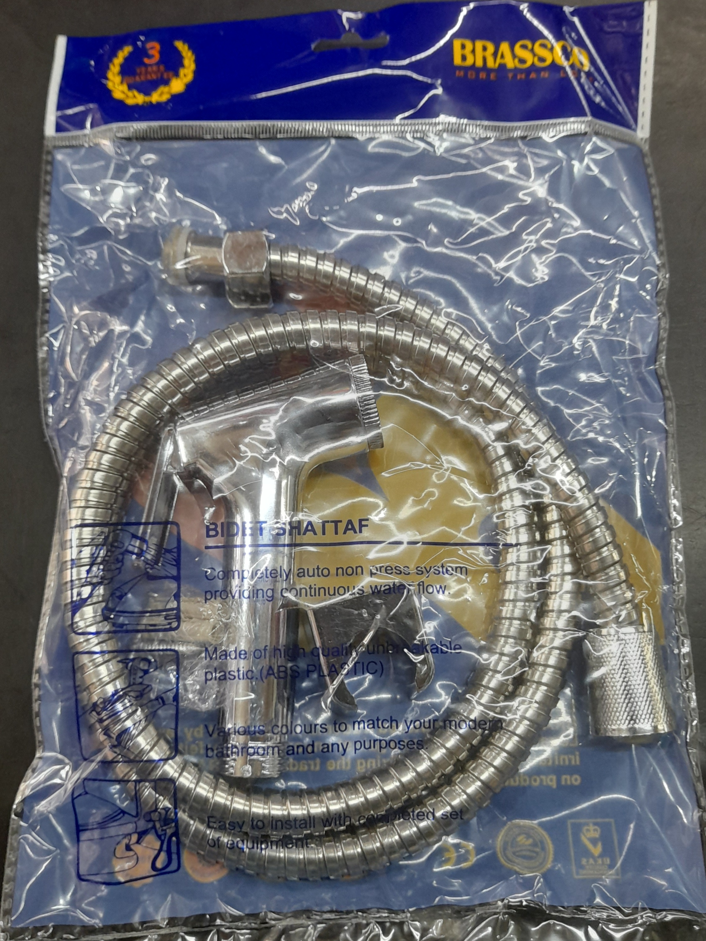 Bidet Shower Set Bidet Spray Hand Shower Bathroom Chromium plated ...