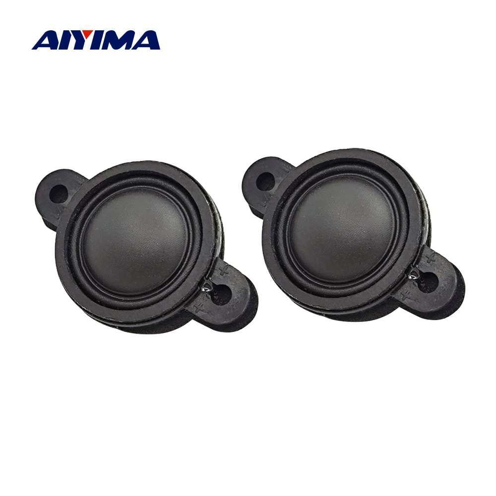 AIYIMA 2Pcs 1.25 Inch Mini Tweeter 4 Ohm 15W Neodymium Silk Film Treble Speakers DIY Car ...