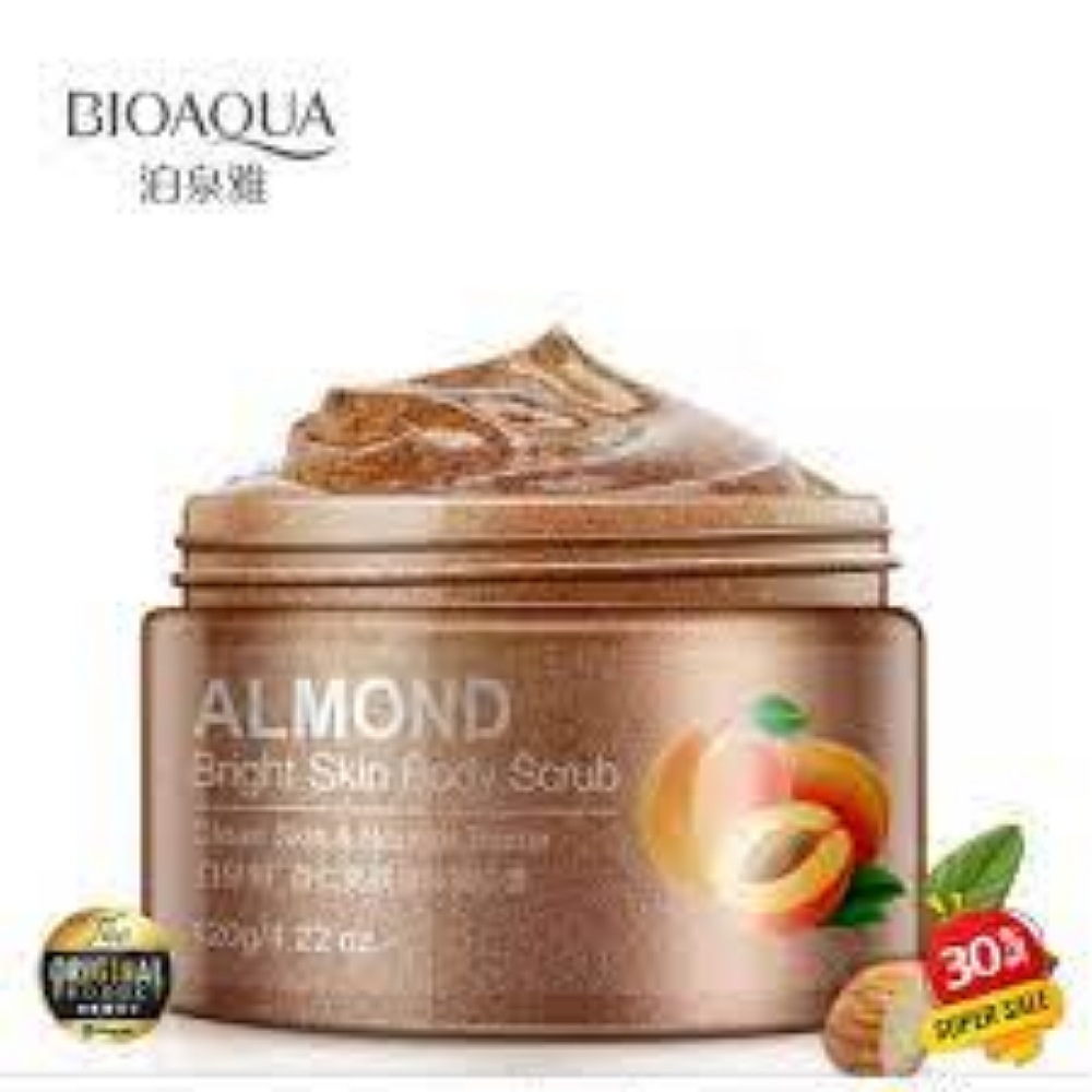 Bioaqua Almond Moisturize Hydrating Bright Skin Body Scrub 120G | Daraz.lk