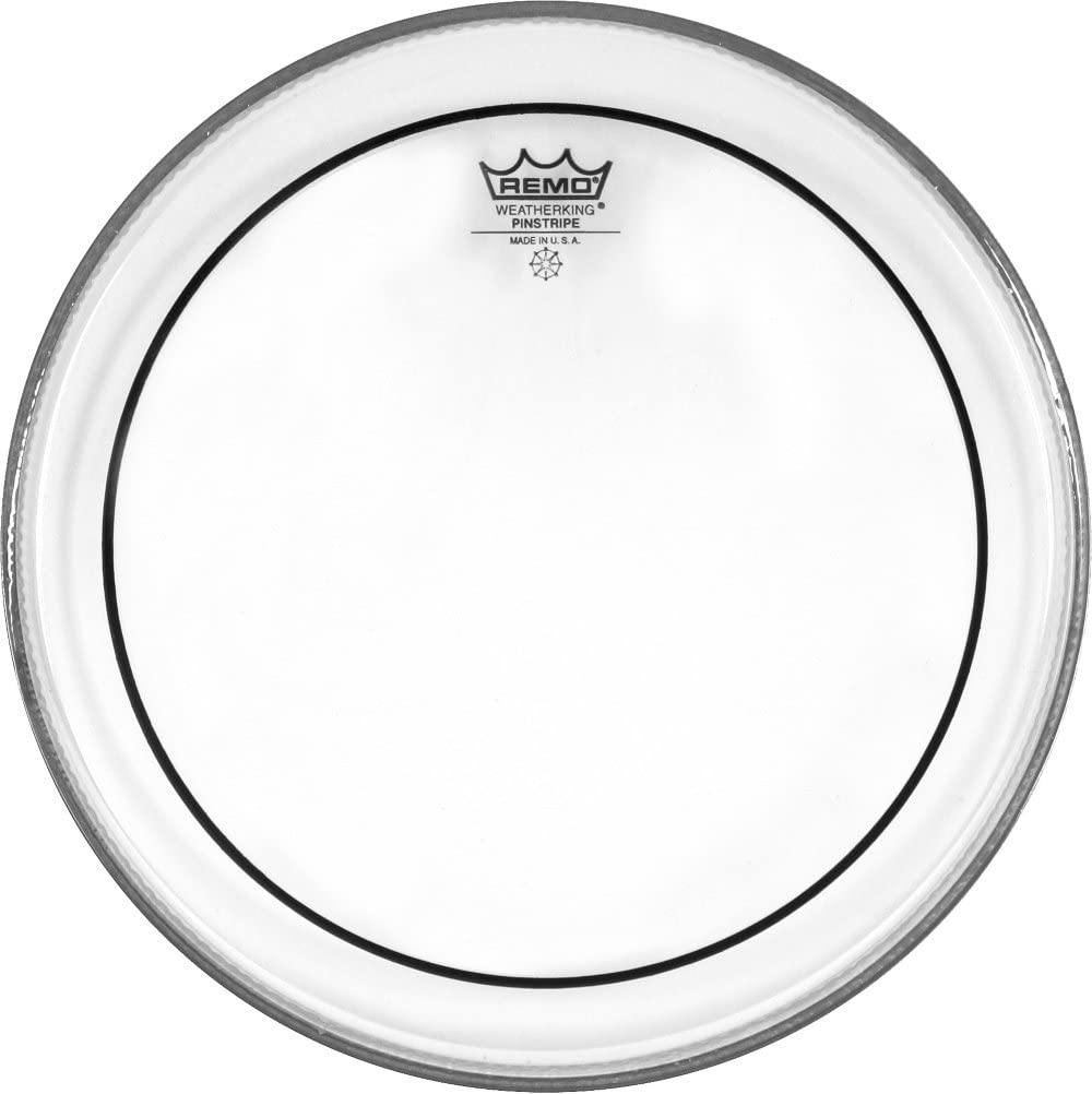 Remo Weatherking Pinstripe Clear Drumhead Drum Skin Wellum - 10", 14 ...