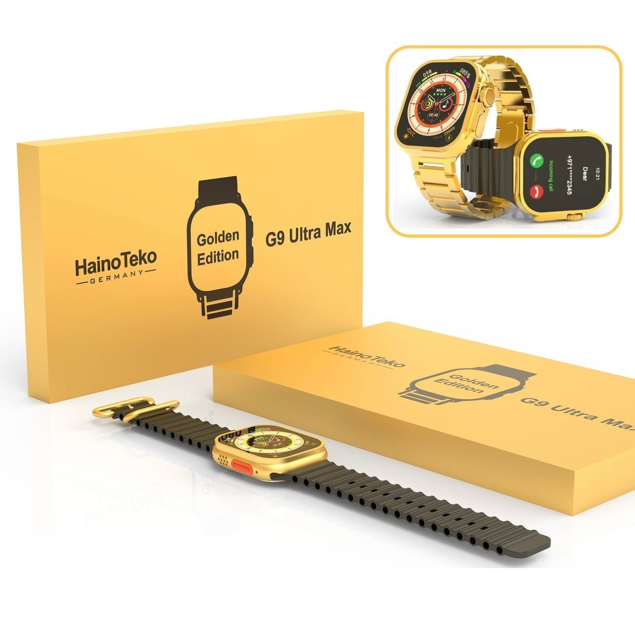 Haino Teko G9 Ultra Max Golden, New Arrival 2023 SmartWatch | Daraz.lk