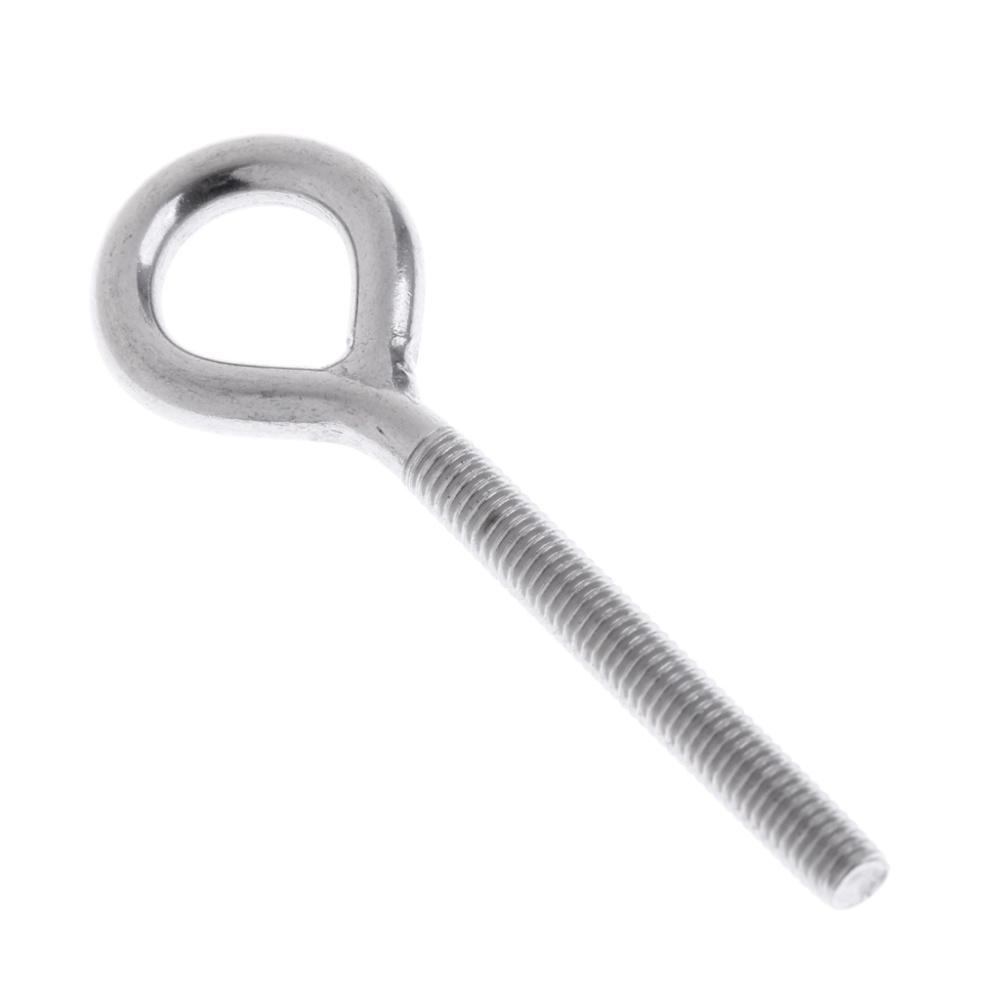Stainless Steel Eyebolts Welded Eye Long Thread Eye Bolt M5 | Daraz.lk