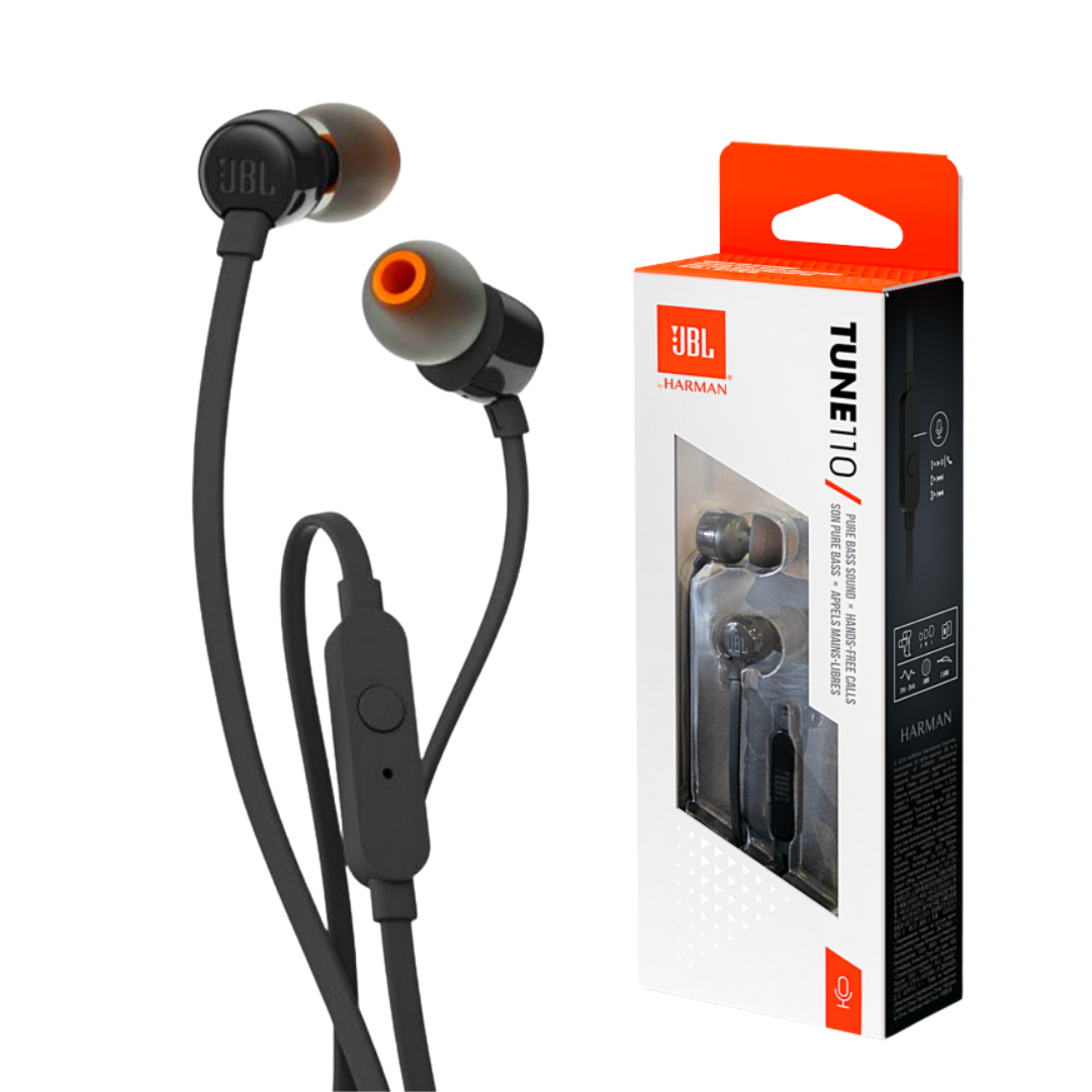 JBL T110 Wired Earphone handfree Headset Branded for music (Authentic ...