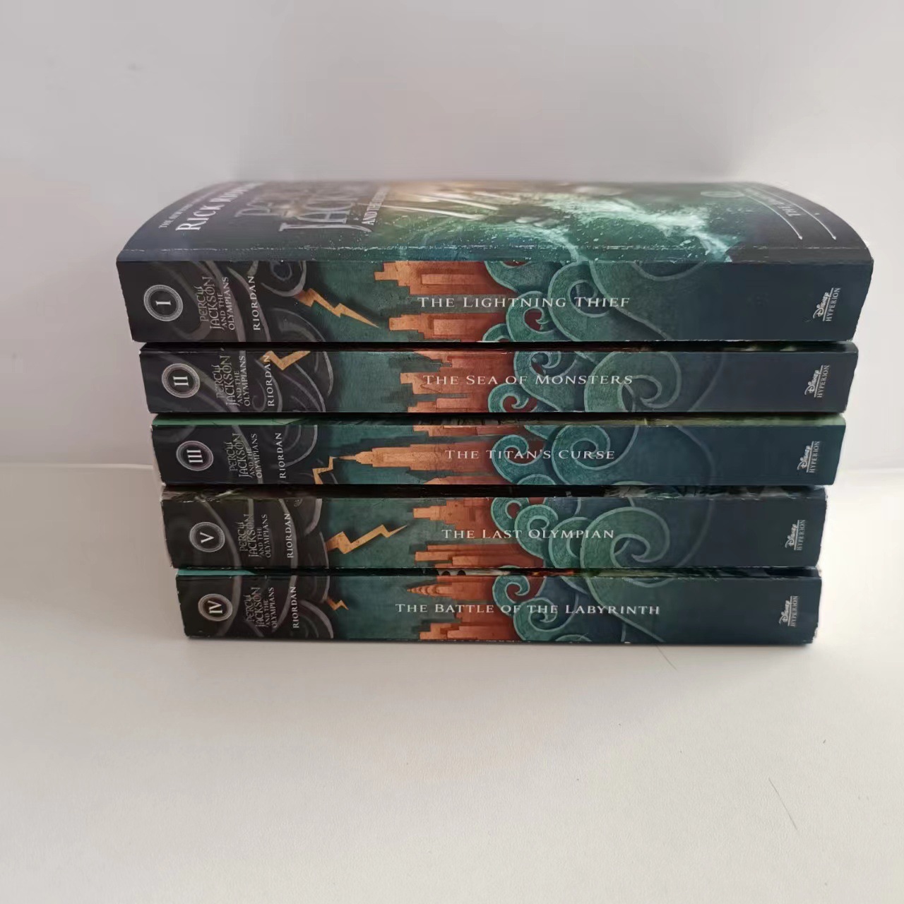 Percy Jackson boxed set Rick Riordan 5pcs | Daraz.lk