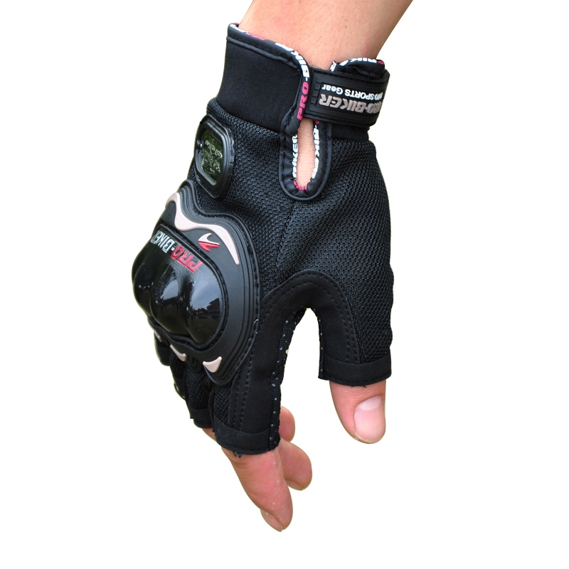 PRO-BIKER PRO01C Outdoor Cycling Glove Motorcycle Anti-Drop Safety Protection Half-Finger Glove ...