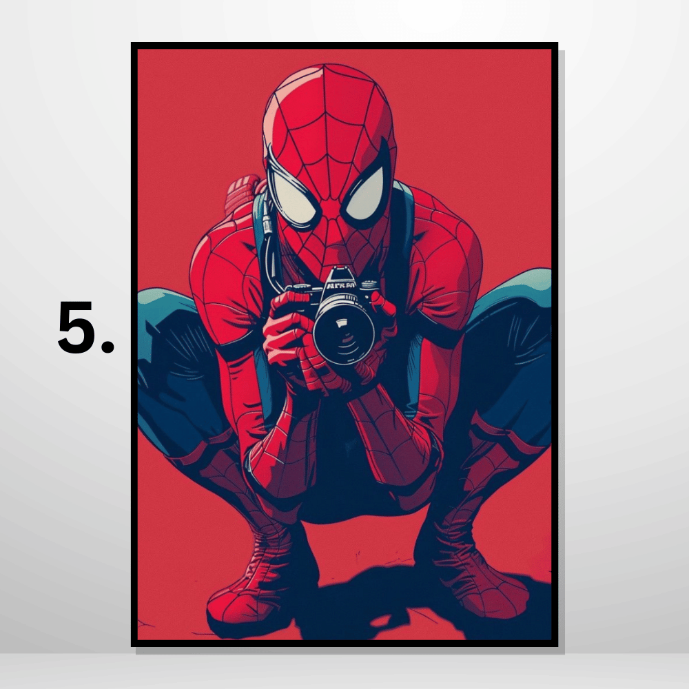 A3/A4 Size PVC Framed Spider Man Marvel Superheros wall posters wall decorations for any room ...