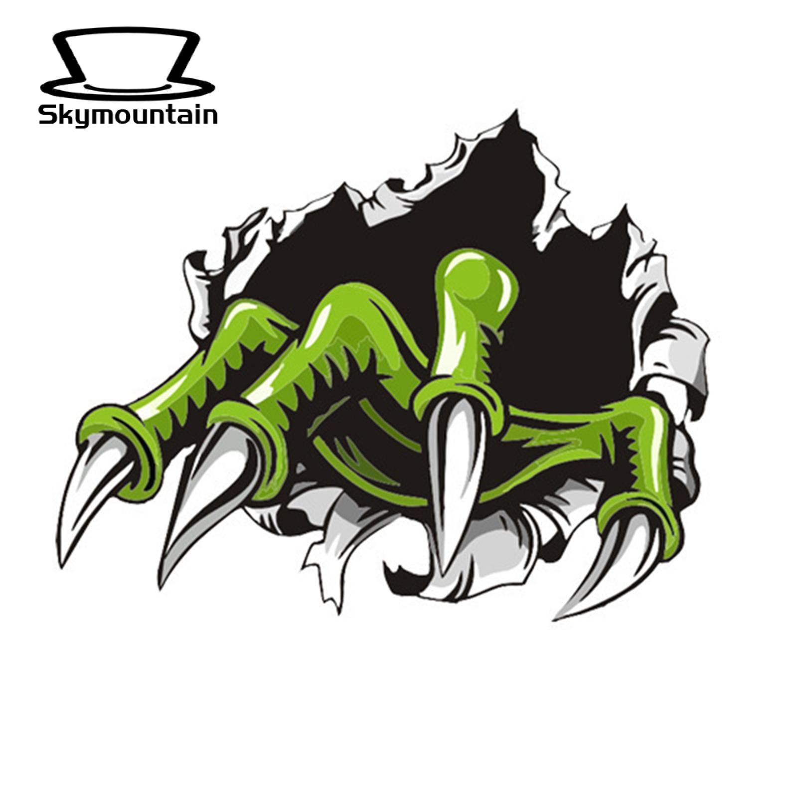 Claw Car Sticker Spooky Demon Hand Car Sticker Weather-resistant Self ...