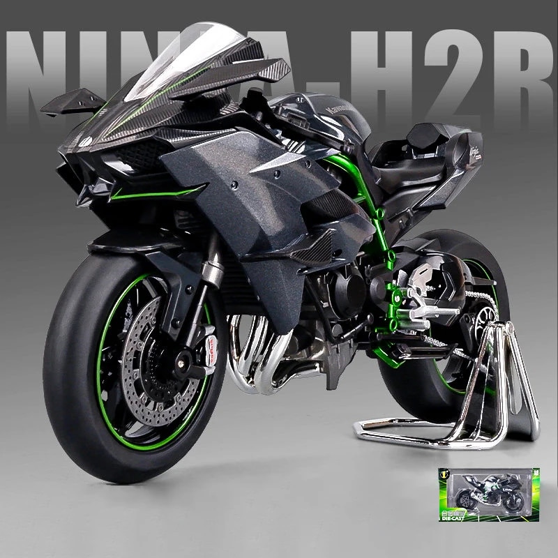kawasaki ninja h2r toys 1:9 Kawasaki H2R Ninja Motorcycles Simulation ...