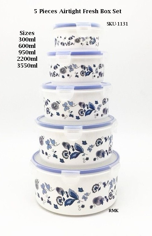 5 Pieces Airtight Fresh box set | Daraz.lk