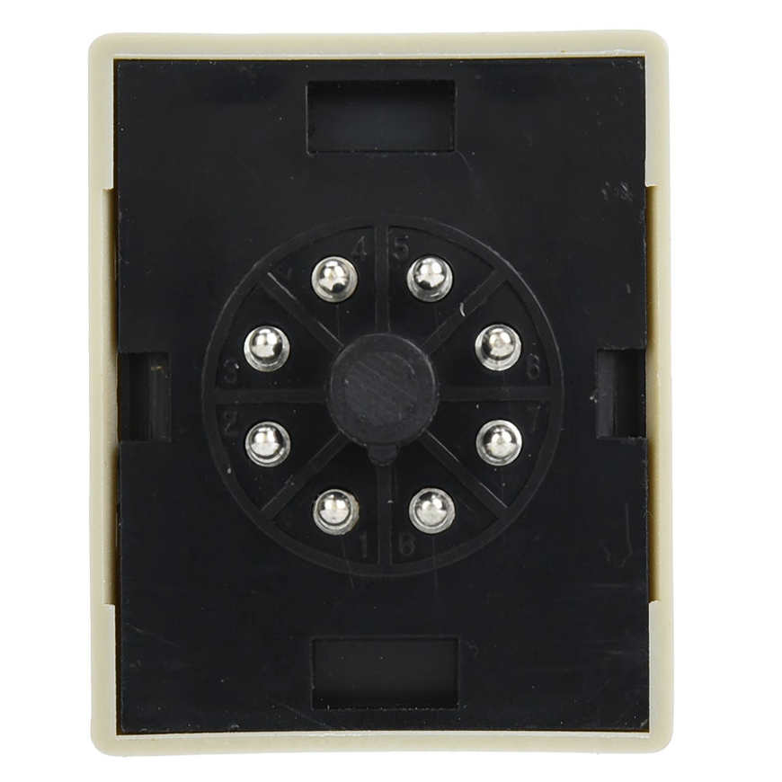 1 Set 8 Pins 10Min Timer Delay DIN Rail Time Relay w/ Socket 12/24/110 ...