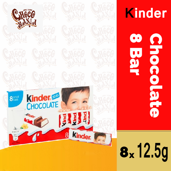 Kinder Chocolate 8 Bar (8 x 12.5g) | Daraz.lk