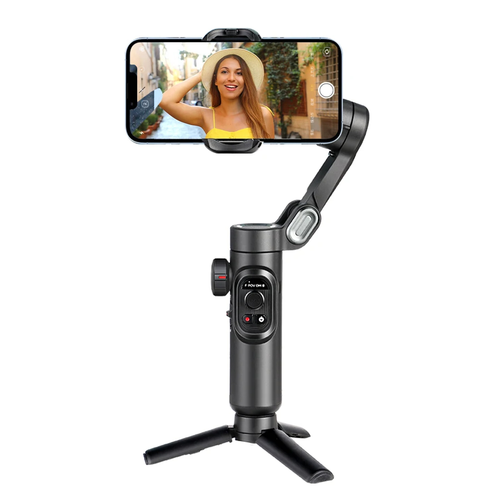 AOCHUAN Smart XE 3-Axis Handheld Gimbal Stabilizer for Smartphone with Fill Light for iPhone ...