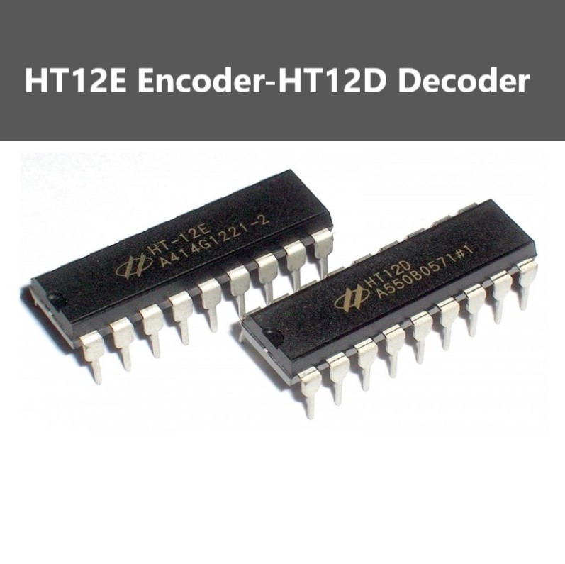 HT12E Encoder and HT12D Decoder IC | Daraz.lk
