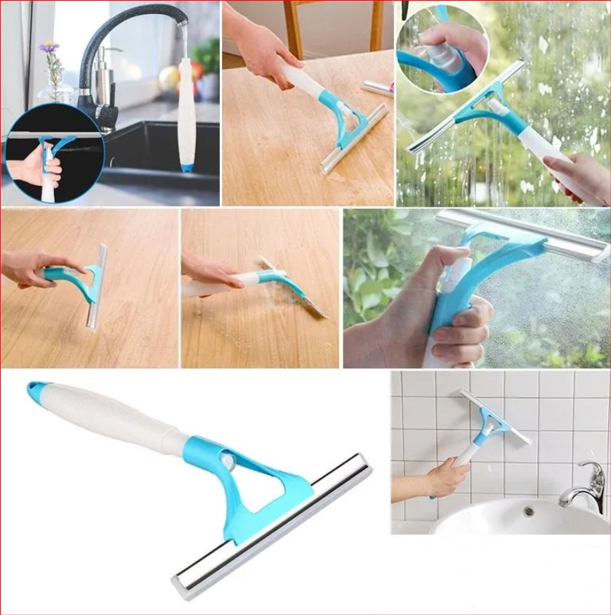 Multi-functional Glass Cleaner, 2 in 1 Spray Wiper, Glass Window ...