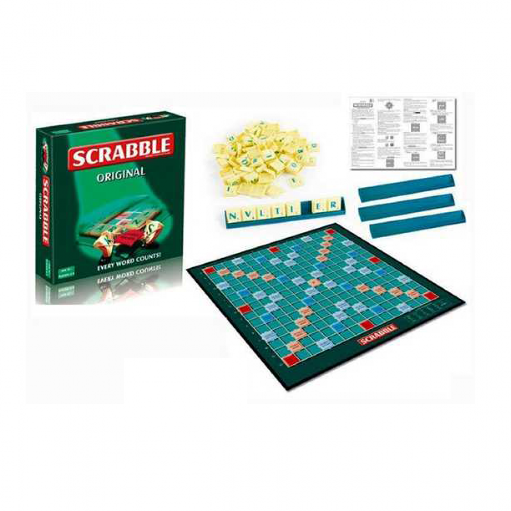 Scrabble Board Game - 100 Letters Crossword Puzzle Game | Daraz.lk