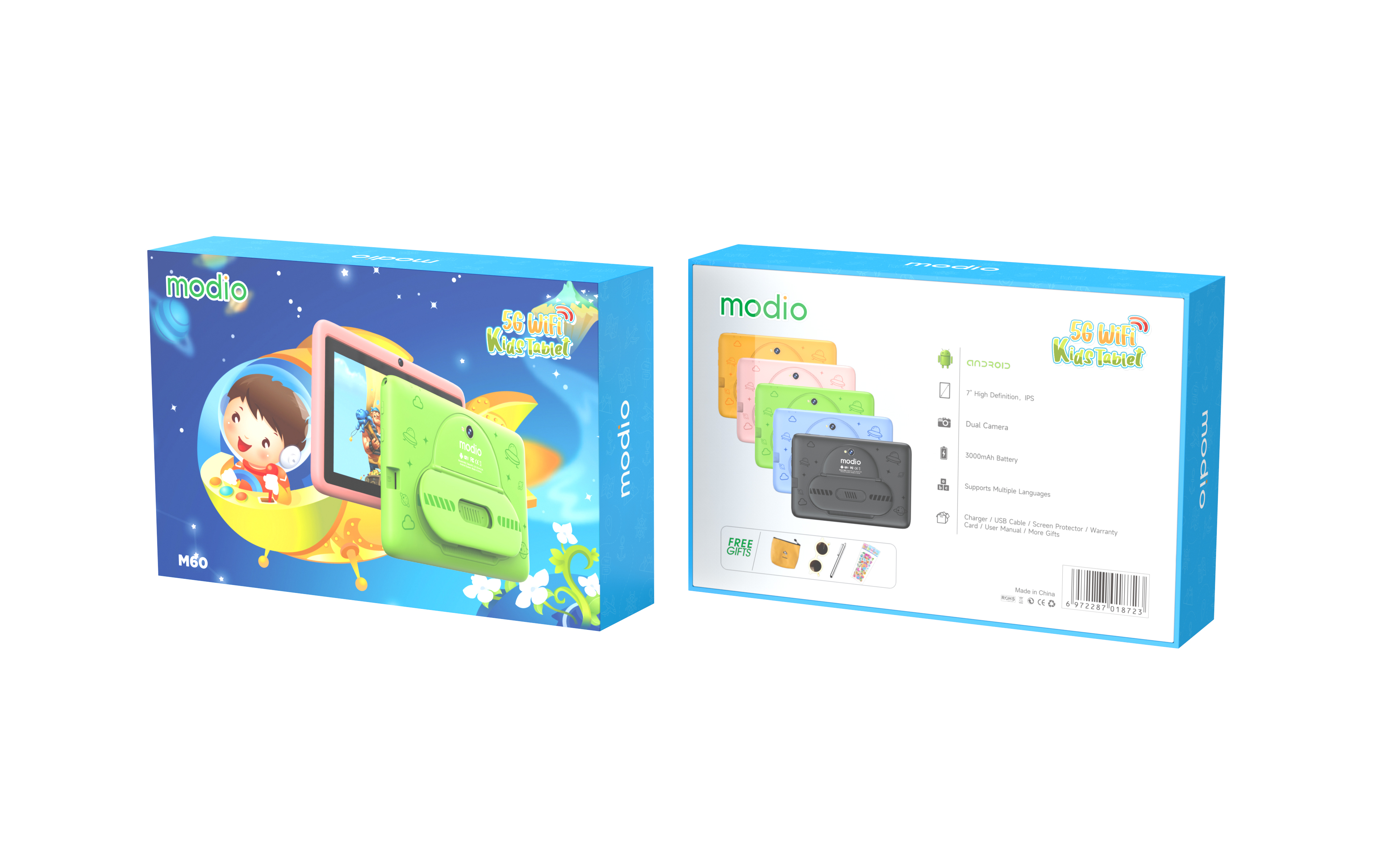Modio kids Tablet PC Kids Tablet M60 7" 4GB RAM 64GB STORAGE | Daraz.lk