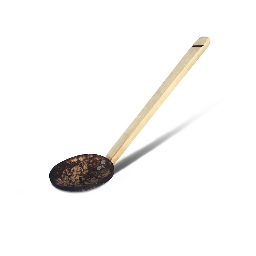 Natural Coconut Shell Strong Kitchen Wooden Spoon | Daraz.lk