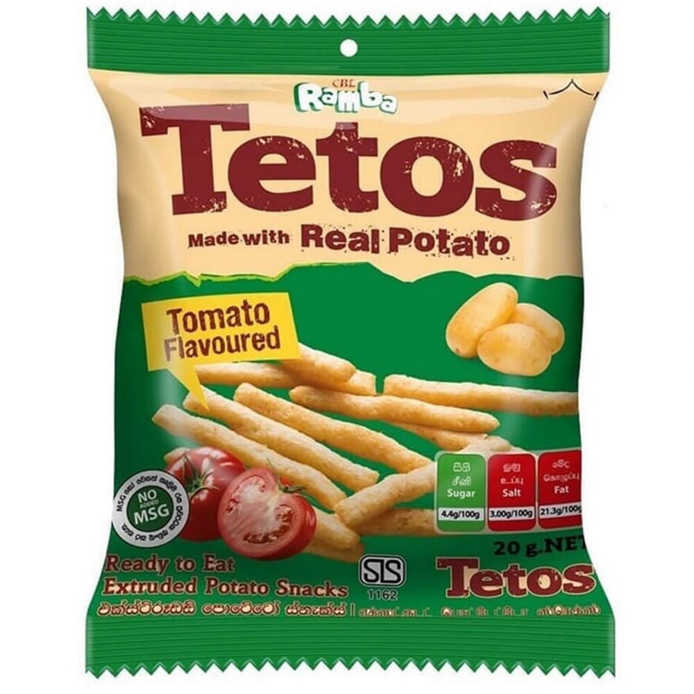 Tetos Savoury Tomato 20G | Daraz.lk