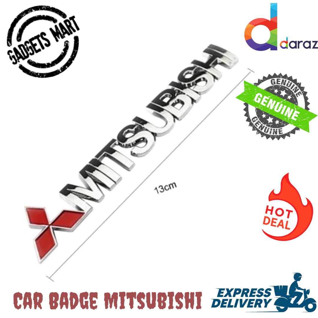 Metal Car Badge for Mitsubishi | Daraz.lk