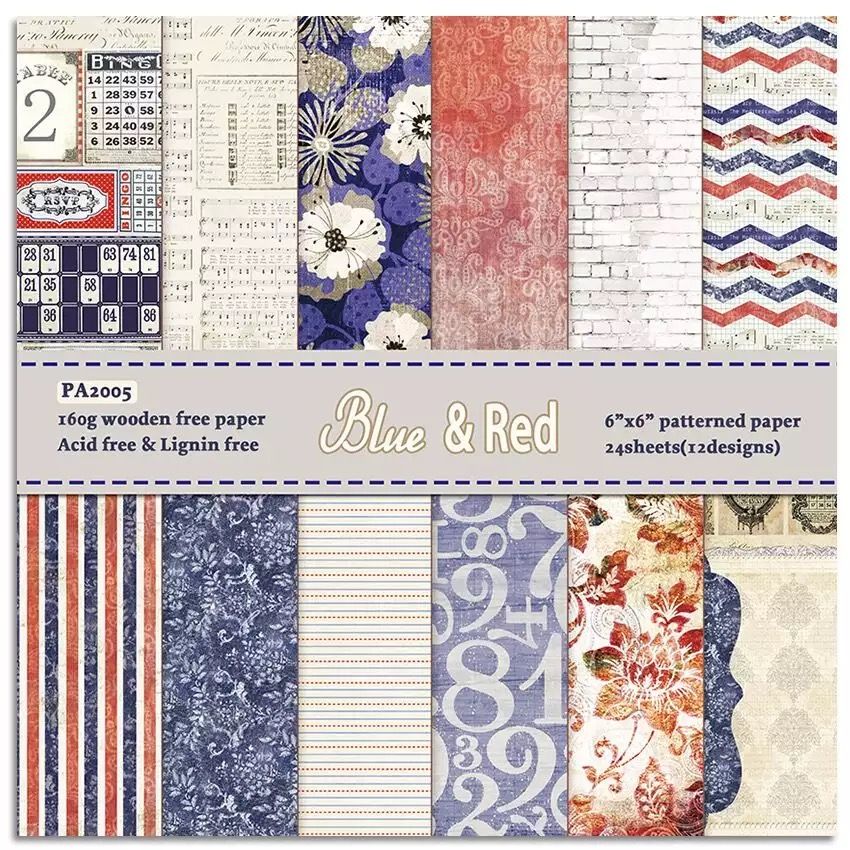 Scrapbooking Patterned Paper Pack | Daraz.lk
