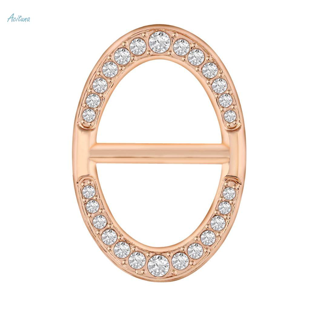 Antique Scarf Ring Buckle Crystal Scarf Ring Clip for Women Antique ...