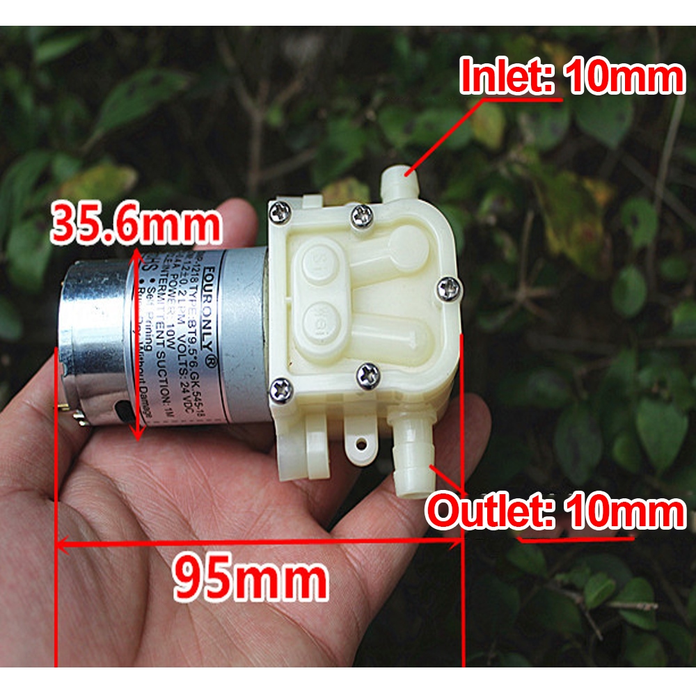 【Miga Plaza】Mini Diaphragm Pump 545 Water Pump Plus Water Pump DC 24V ...