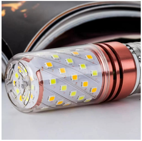 E27 Bulb LED Lamp 12W AC 220V 240V Corn Bulb Chandelier Candle LED ...
